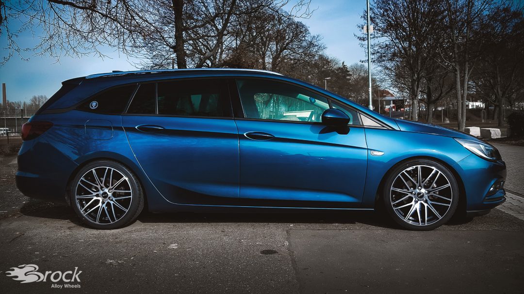 Opel Astra K Sports Tourer mit der Brock B34 Alufelge in SGVP