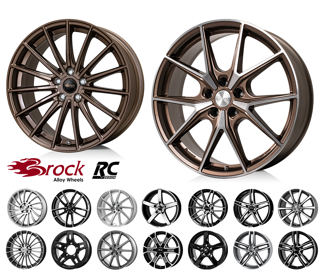 Brock Alloy Wheels und RC-Design mit großer Felgenauswahl